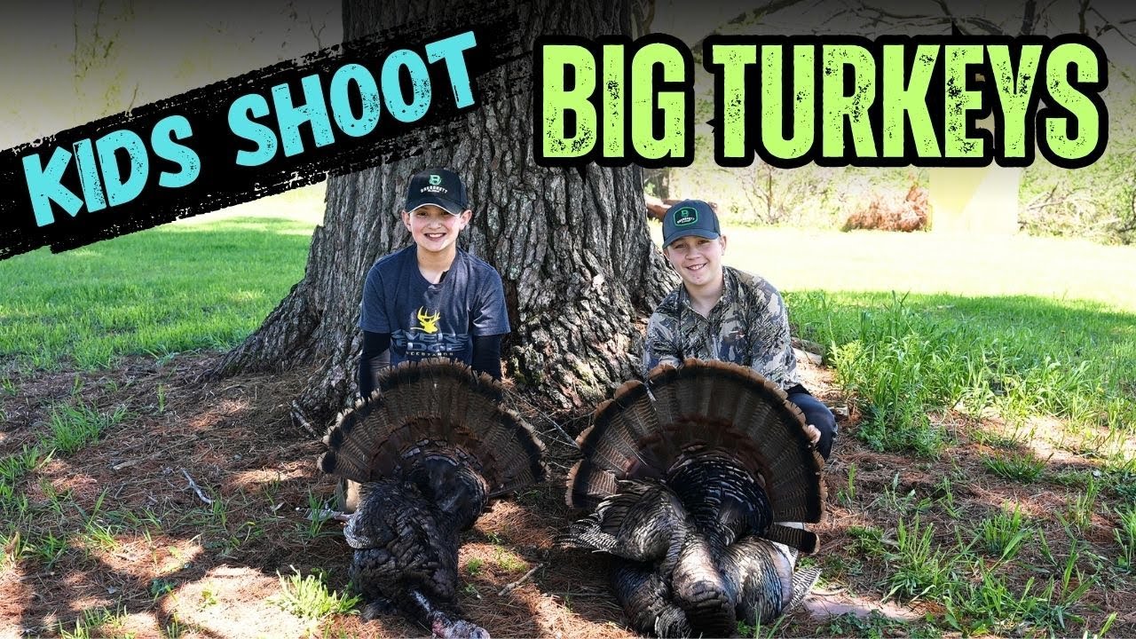 Kids SHOOT Big TURKEYS (Youth Hunt) - YouTube