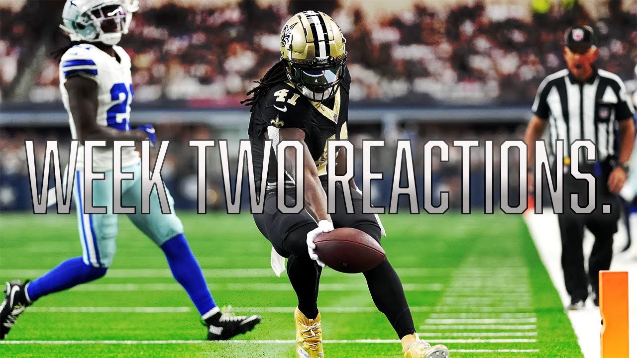 NFL Week 2 Reactions: Preseason Rankings are OVER. - YouTube