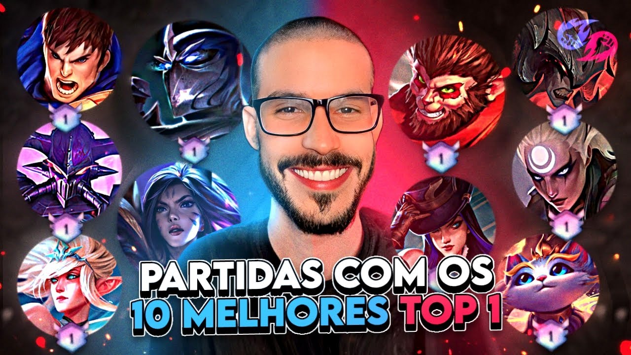 PARTIDAS COM 10 TOP 1! OS MELHORES TOP 1 DO LOL WILD RIFT | Wild ...