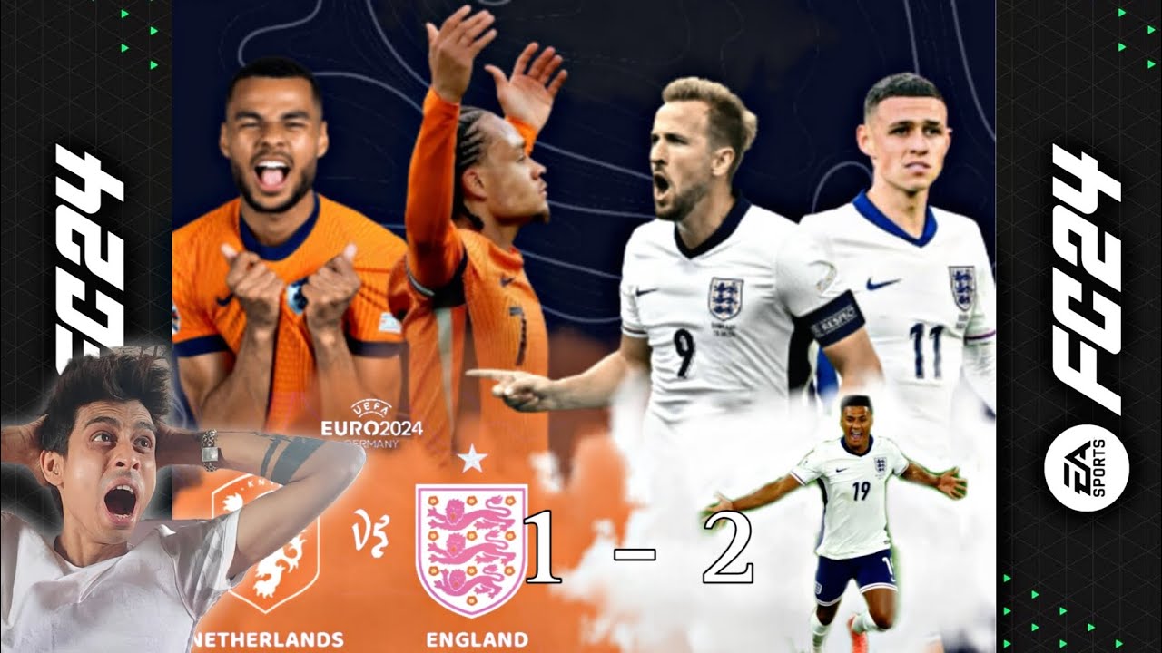 EURO 2024 HIGHLIGHTS | England vs Netherlands | Thrilling Match ...