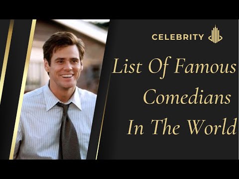 List of famous comedians in the world - YouTube
