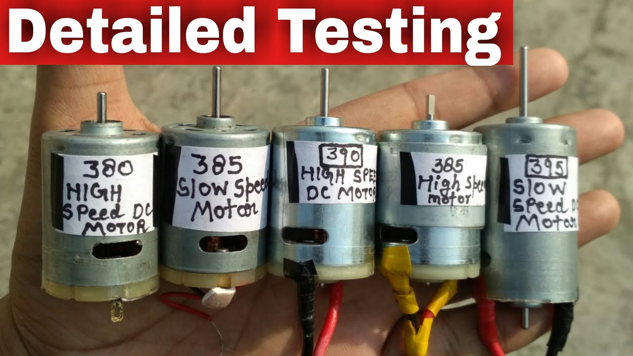 All three series Dc motors detailed testing.☇ - YouTube