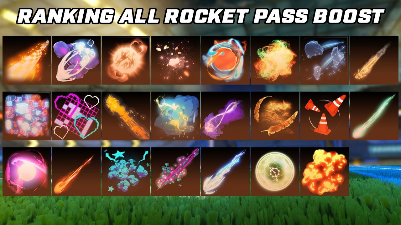 Ranking All Rocket Pass Boost 2022 - Rocket League - YouTube