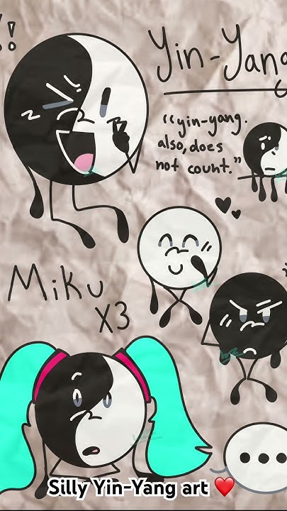 Yin Yang !!!! #inanimateinsanity #inanimateinsanityinvitational #miku #yinyang #osc #art # ...
