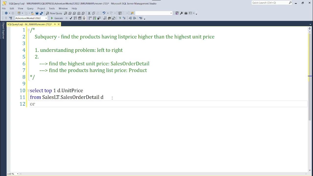 How I Teach - SQL Subqueries - YouTube
