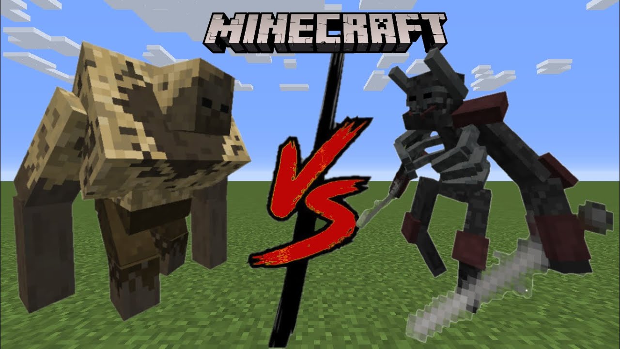 Mutant Husk vs Mutant Wither Skeleton !! Who win? #45- Minecraft - YouTube
