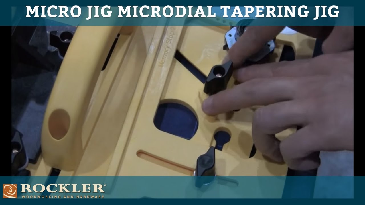 Micro Jig Microdial Tapering Jig at AWFS 2013 Presented by Woodworker's ...