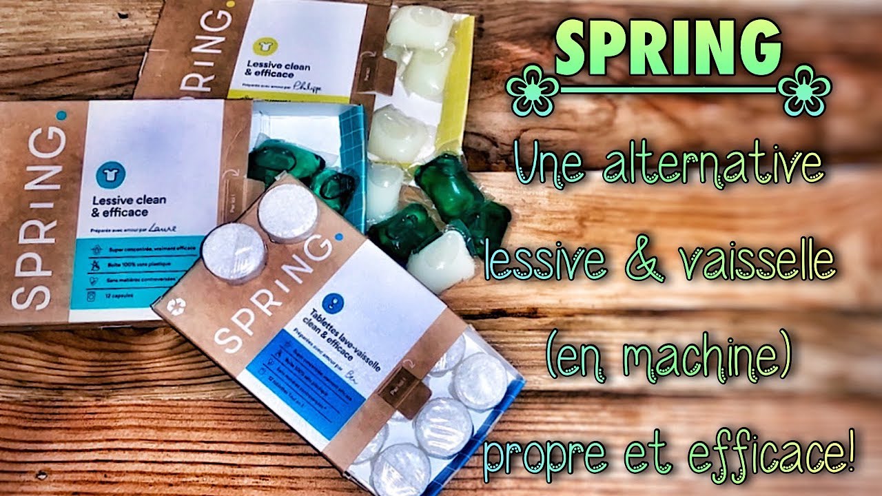 SPRING : une alternative lessive et vaisselle propre et efficace! - YouTube