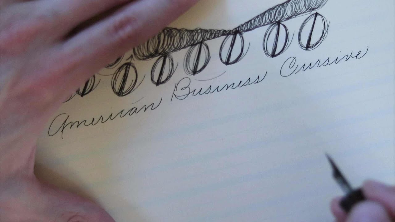 Learn Cursive: Capital A, O, C, E. From drills to writing - YouTube