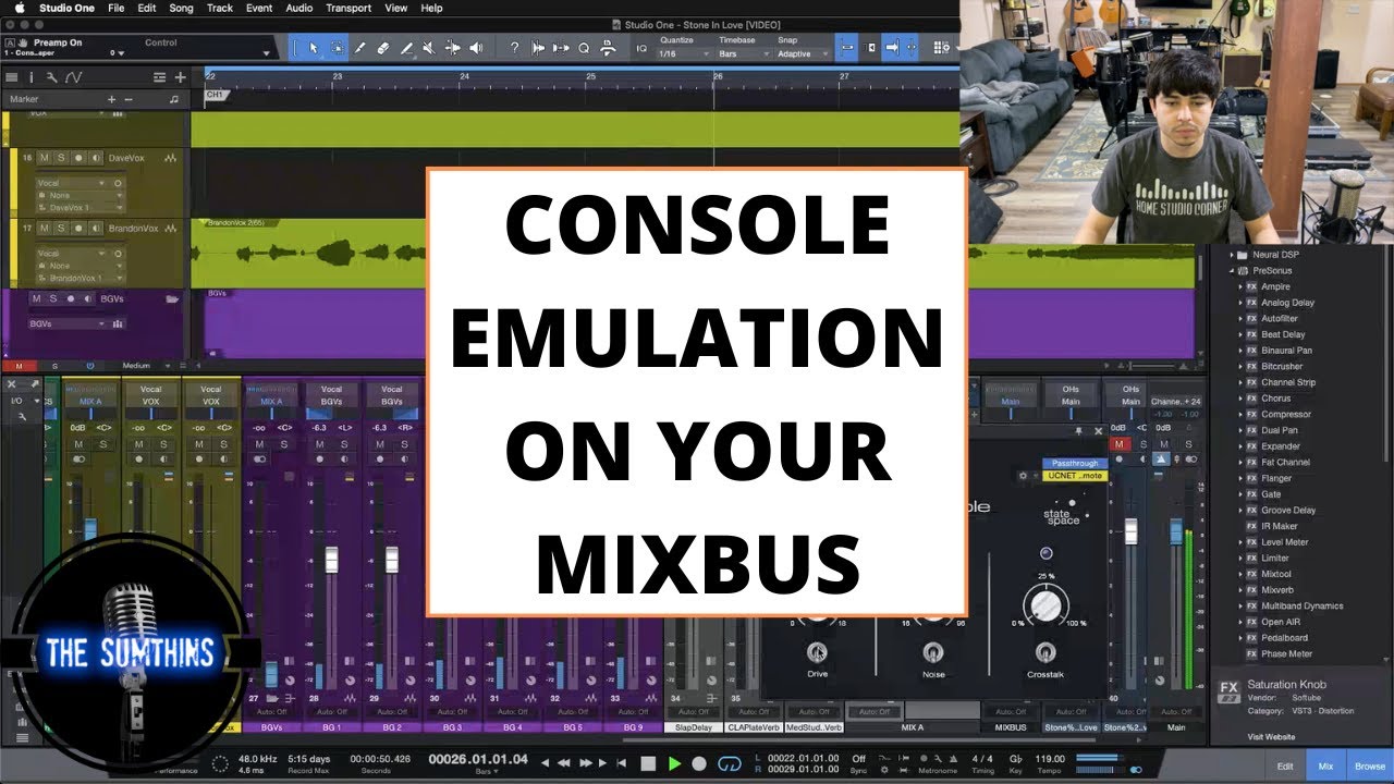 How To Use Console Emulation On Your MixBus (MixBus Processing) - YouTube