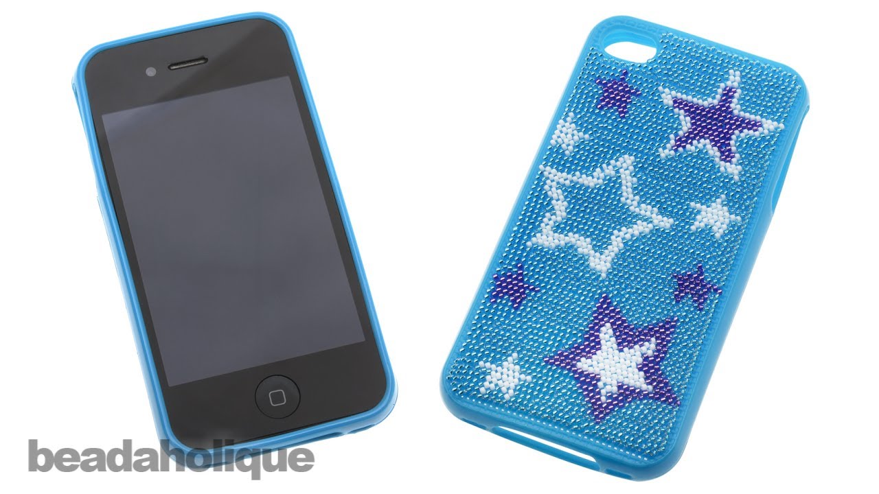 How to Stitch a Beadle Point Cell Phone Case - YouTube