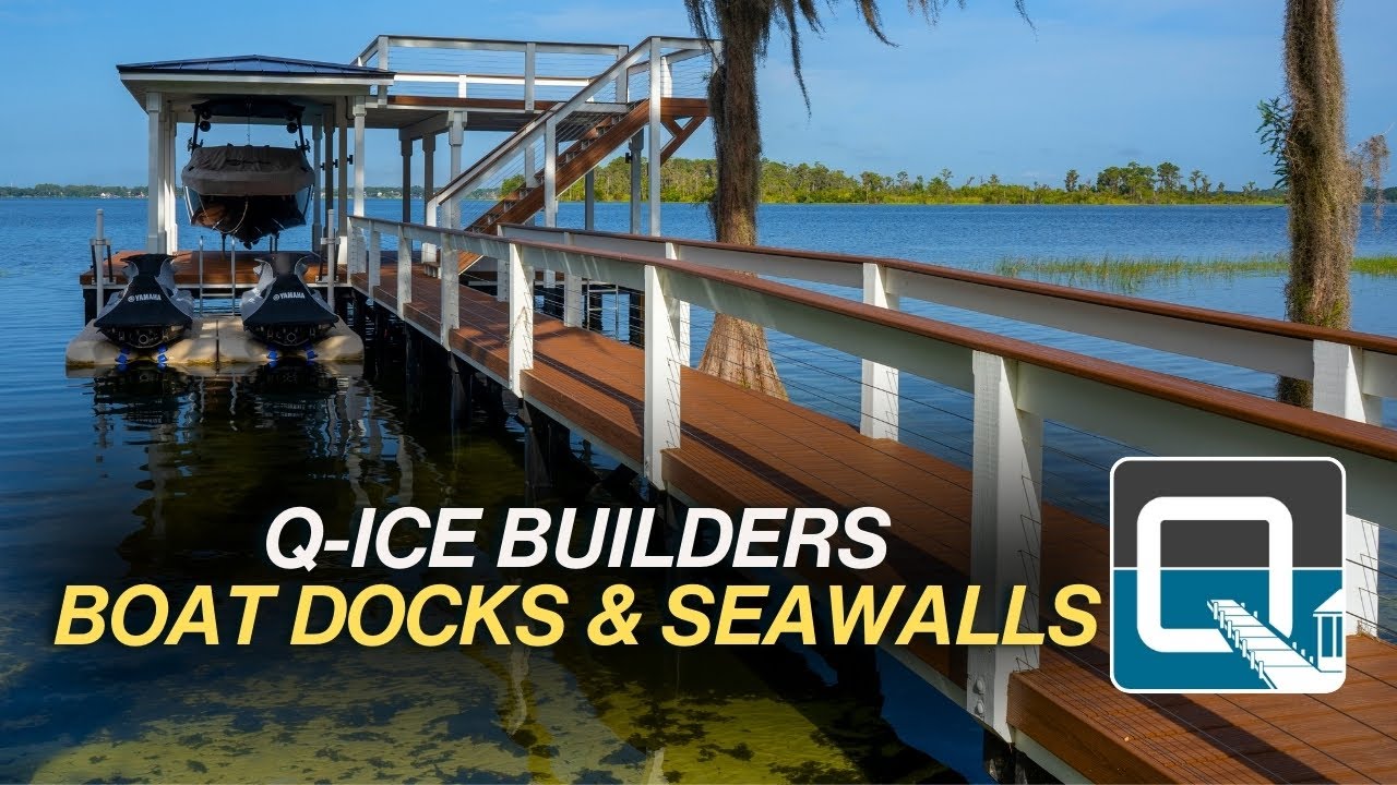 Q-ICE Builders Highlight Reel | Boat Docks, Seawalls, Pergolas ...