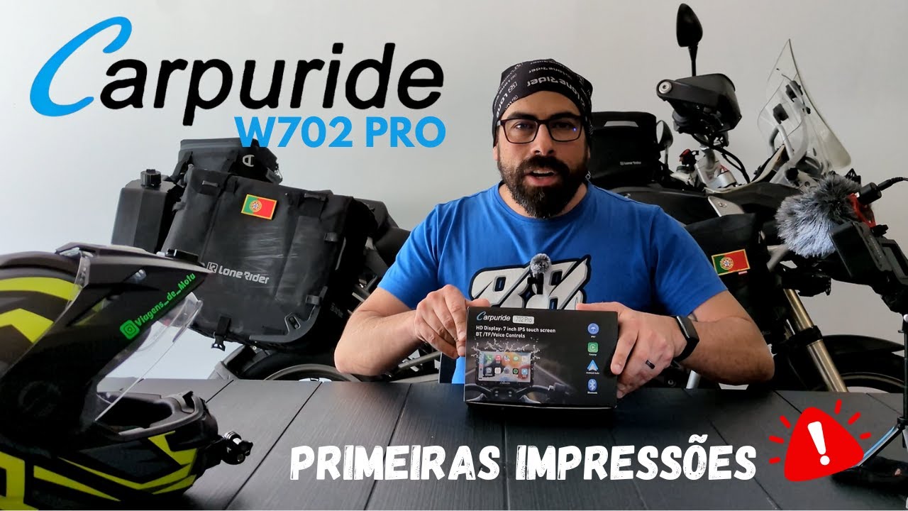 📦🔧🏍️UNBOXING e Teste ao Carpuride W702PRO - Viagens_de_Mota - YouTube