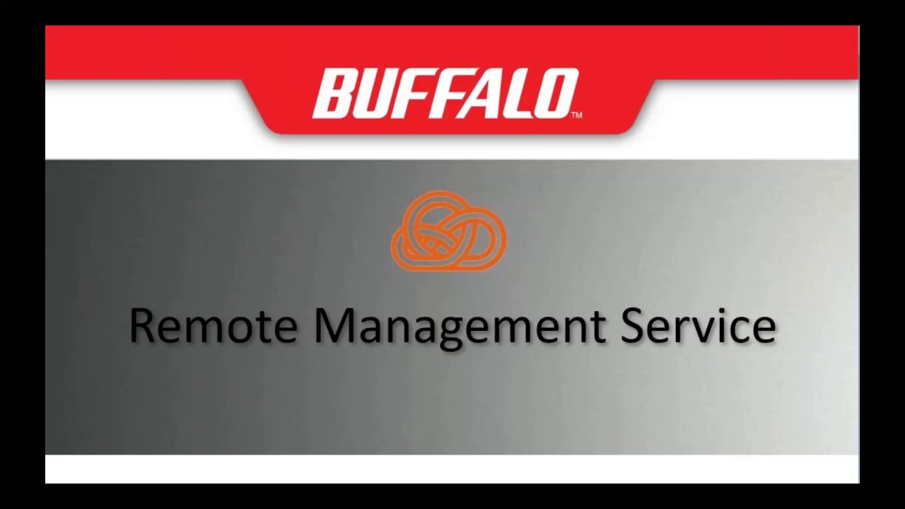 Buffalo's Remote Management Service Webinar - YouTube