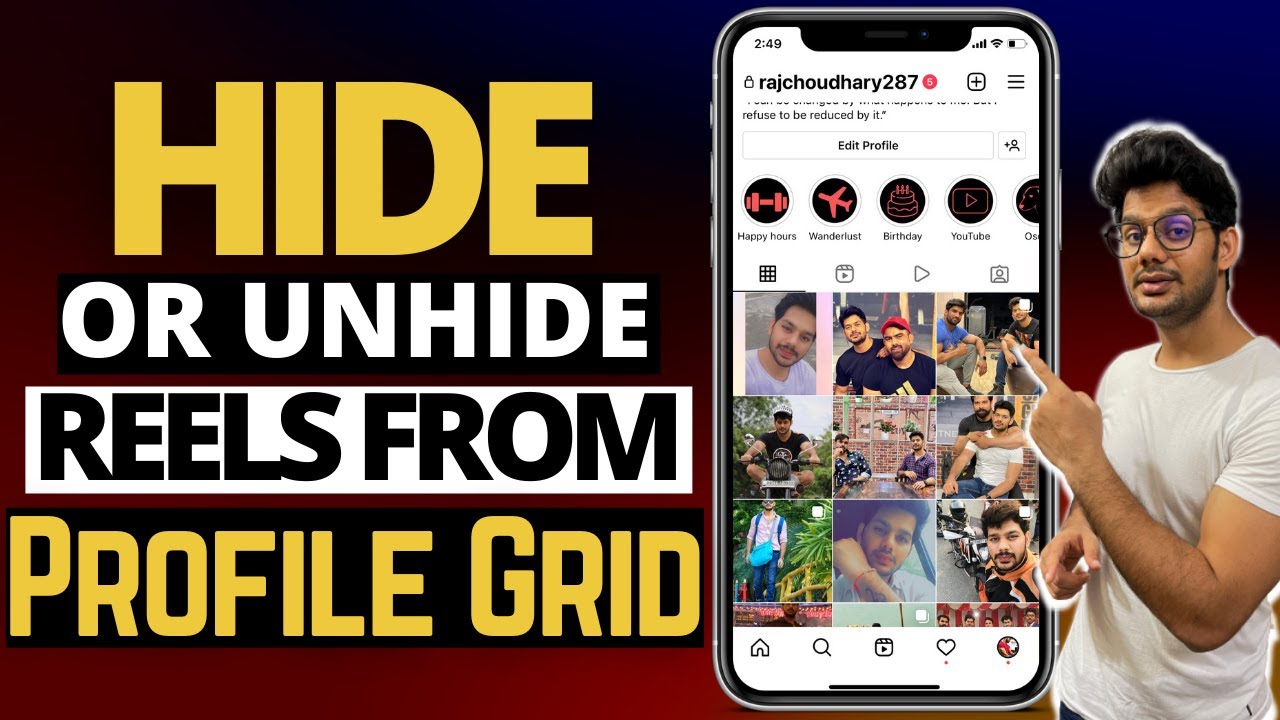 How To Hide Unhide Instagram Reels Video From Profile Grid 2022 YouTube how-to-hide-unhide-instagram-reels-video-from-profile-grid-2022-youtube