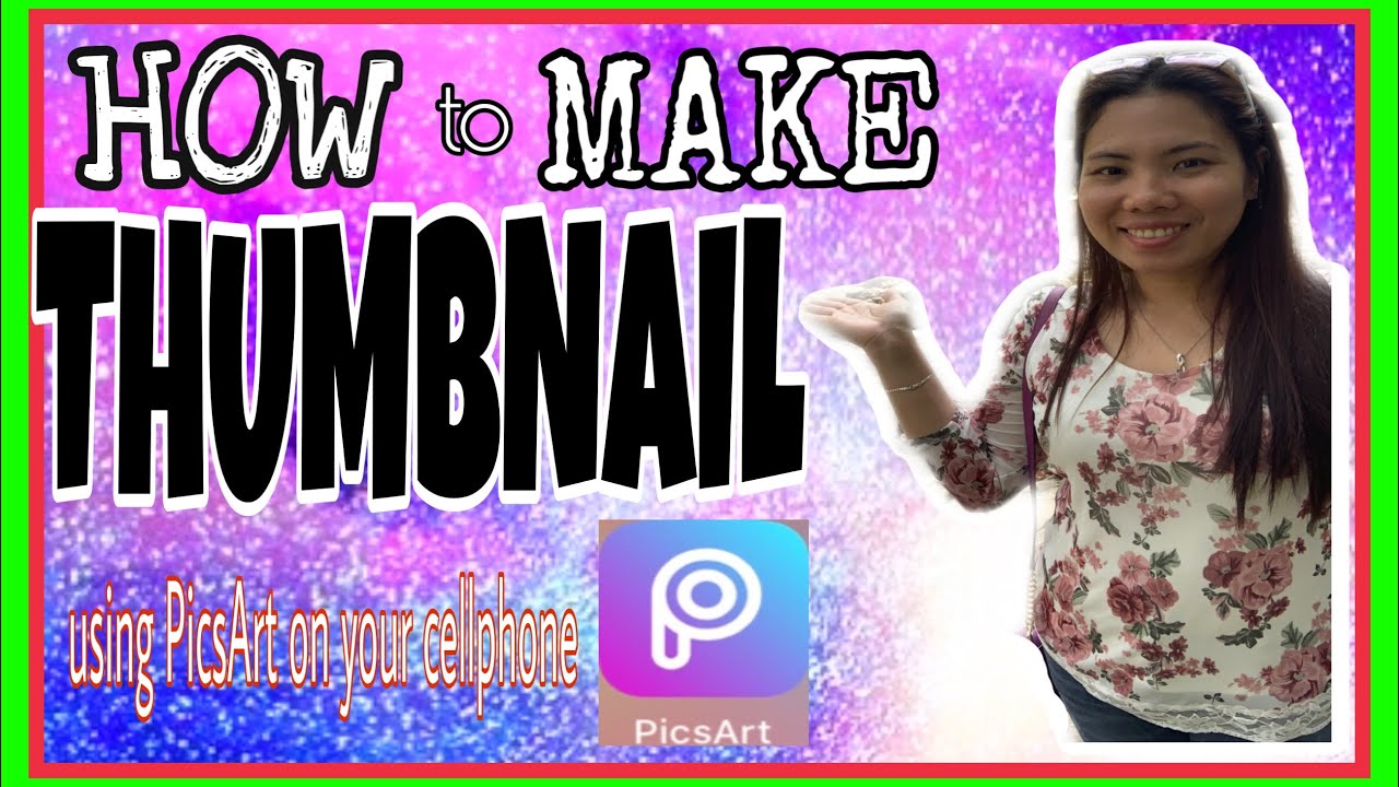 HOW TO MAKE THUMBNAILS ON IPHONE - YouTube