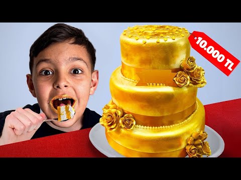 1 GÜN BOYUNCA SADECE ALTIN YEMEK YEDİM!