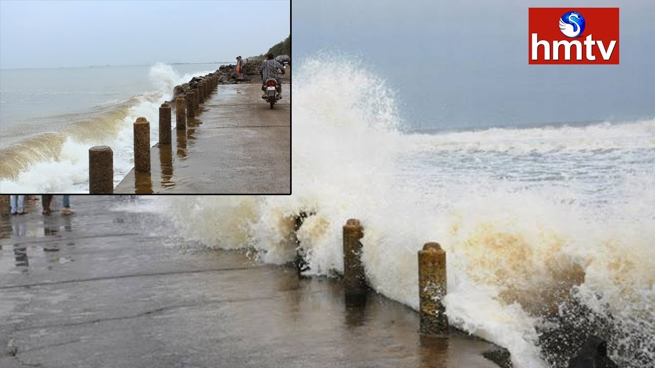 Fani Cyclone Updates From Uppada Beach, Kakinada | Cyclone Fani Effect ...