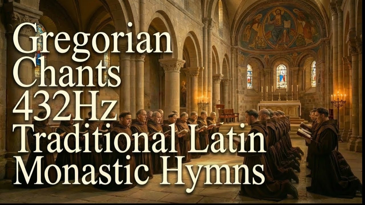Divine Gregorian Chants 432Hz | Traditional Latin Monastic Hymns - YouTube