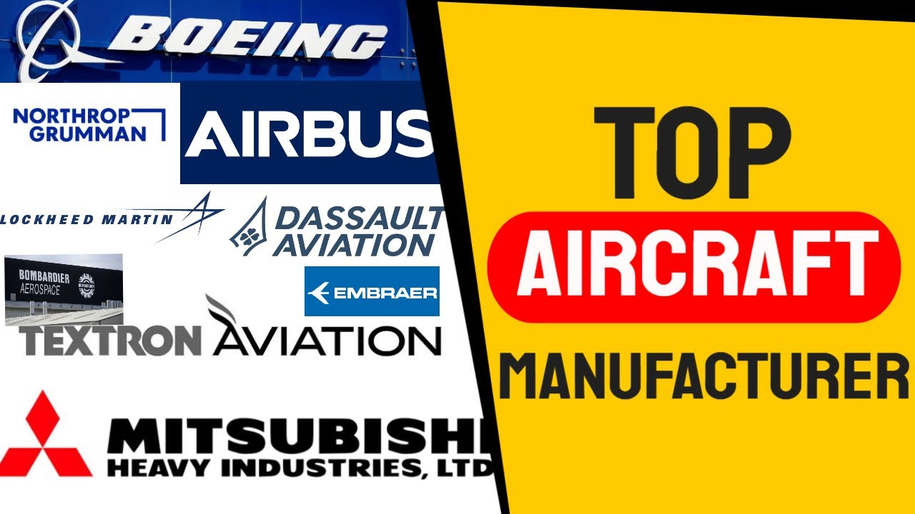 Top Aircraft Manufacturing Companies in the World - YouTube