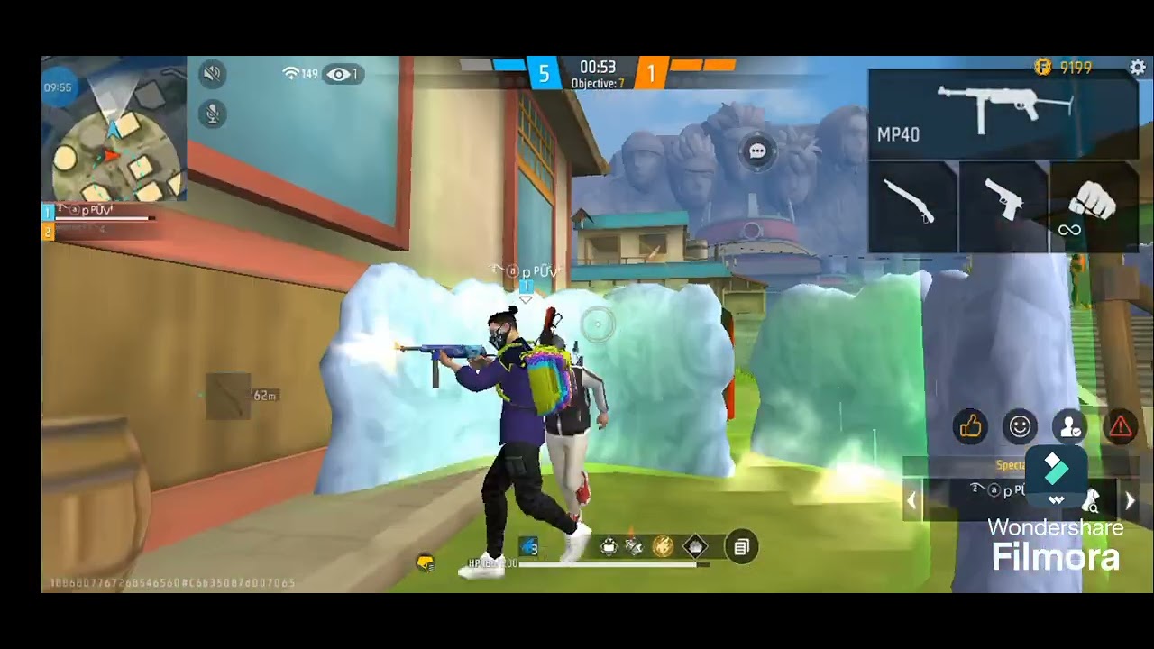 Two brothers and grandmaster player with custom room##free fire video in only headshot custom ...