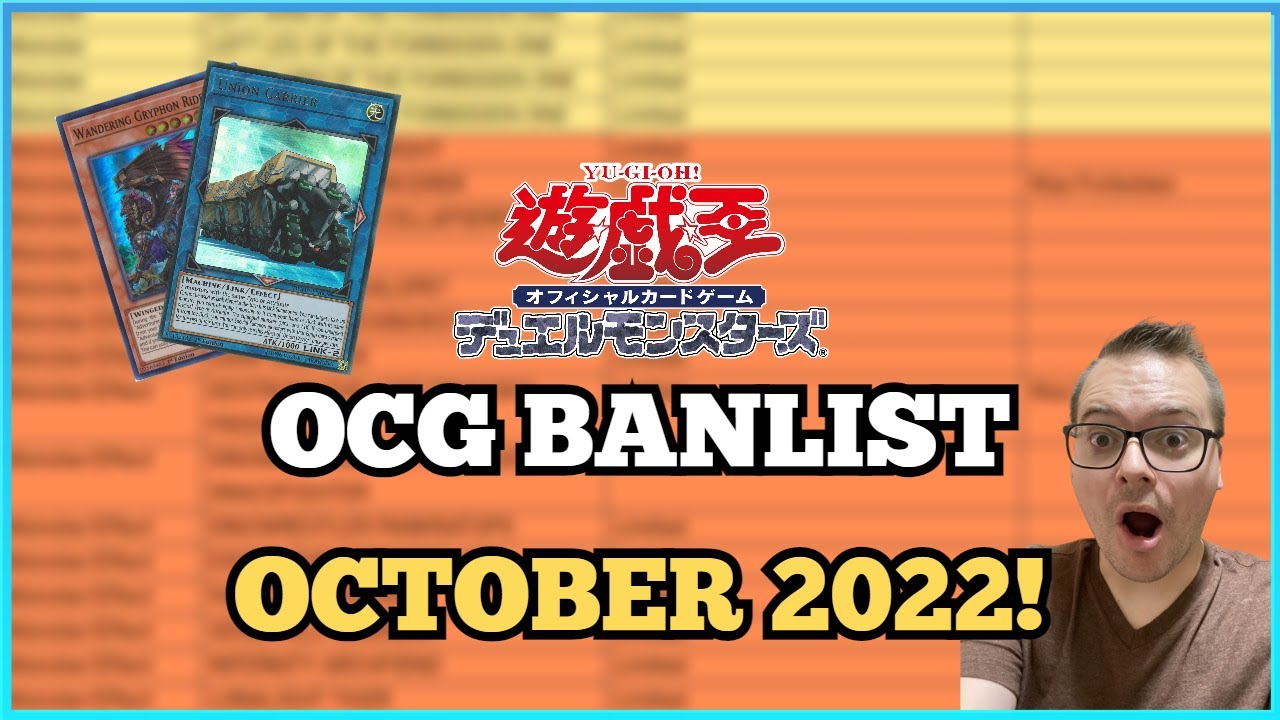 Yu-Gi-Oh! OCG October 2022 Banlist Discussion! - YouTube