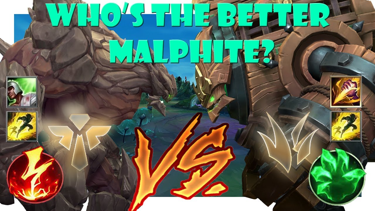 WHO'S THE BETTER MALPHITE? Wild Rift Support Malphite Gameplay - YouTube