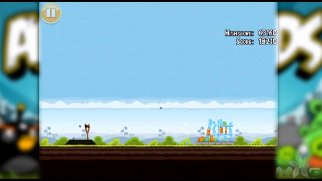 Angry Birds Free Demo II-1 - 3 Stars - YouTube