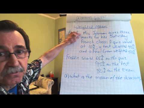 Statistics 3 - Trimmed Mean and Weighted Mean