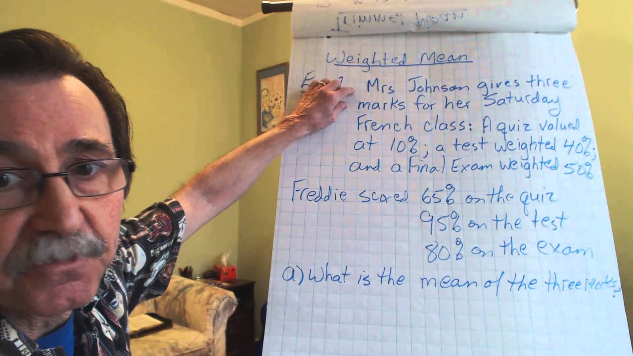 Statistics 3 - Trimmed Mean and Weighted Mean - YouTube