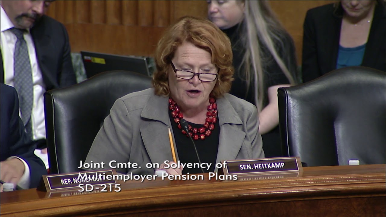 Heitkamp Pushes Congress to Reform Pension Insurance, Pass Butch Lewis ...