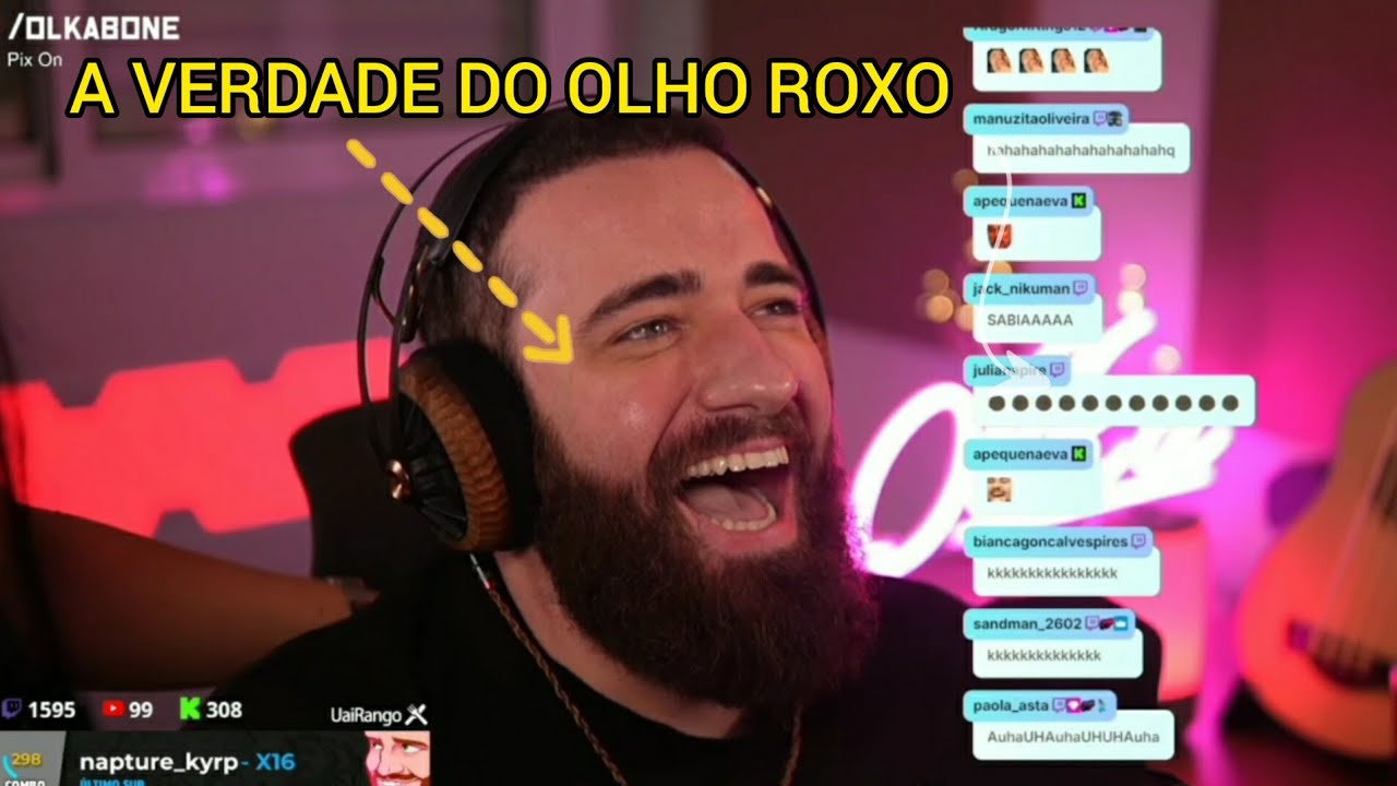 Olkabone revela a verdade sobre o olho roxo 😮 - YouTube