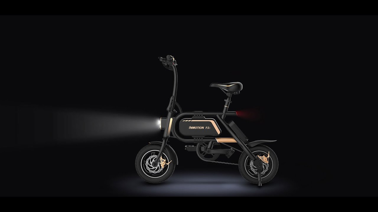INMOTION P2 Folding Electric Bike Smart Bicycle 7.8Ah Battery - YouTube