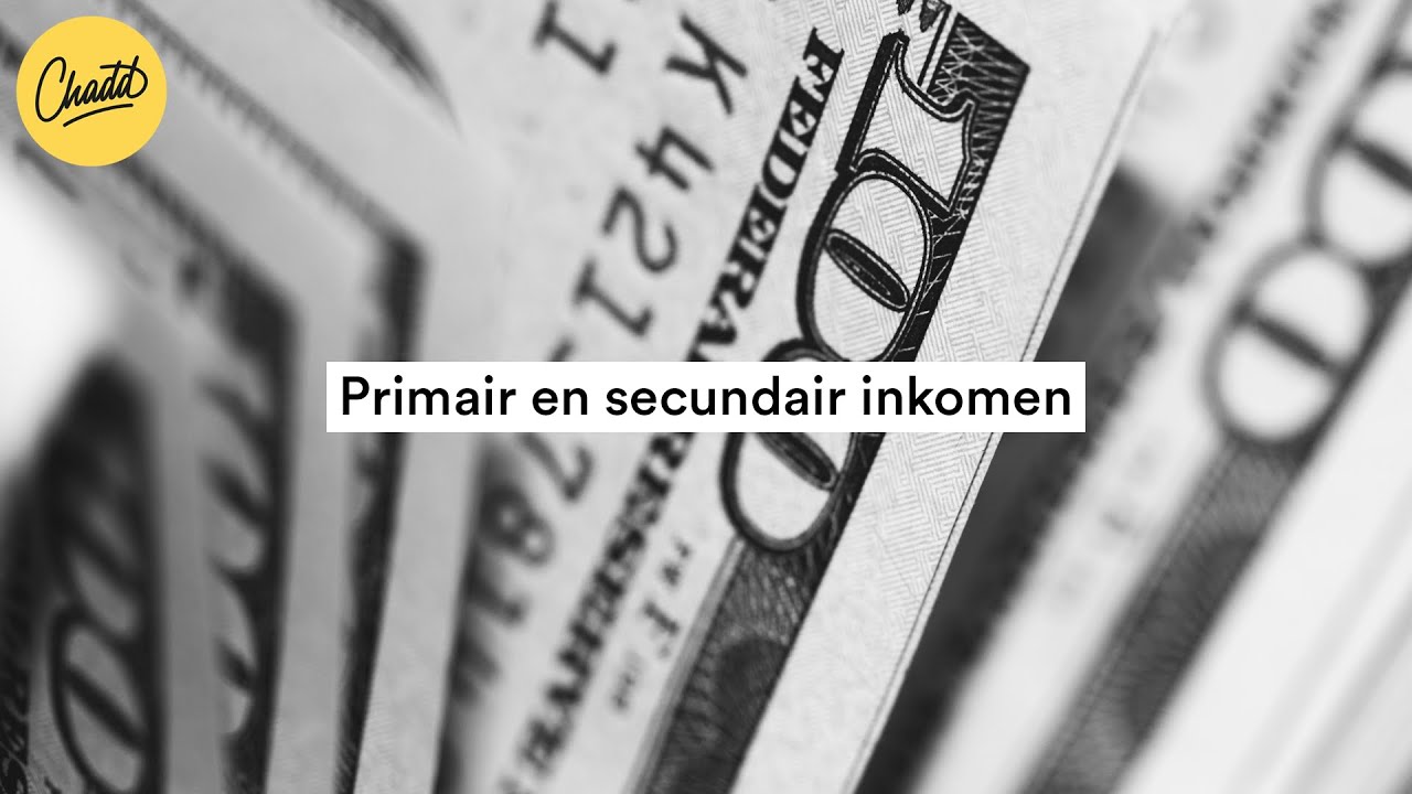 Het primaire en secundaire inkomen: wat is het en hoe bereken je het ...