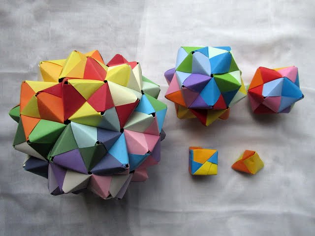 Modular Sonobe Origami Ball Instructions