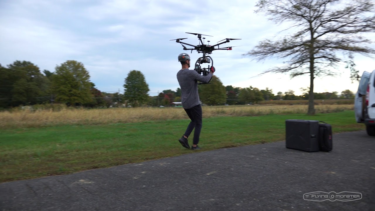 Heavy Lift "Drone Throw" Demo - YouTube