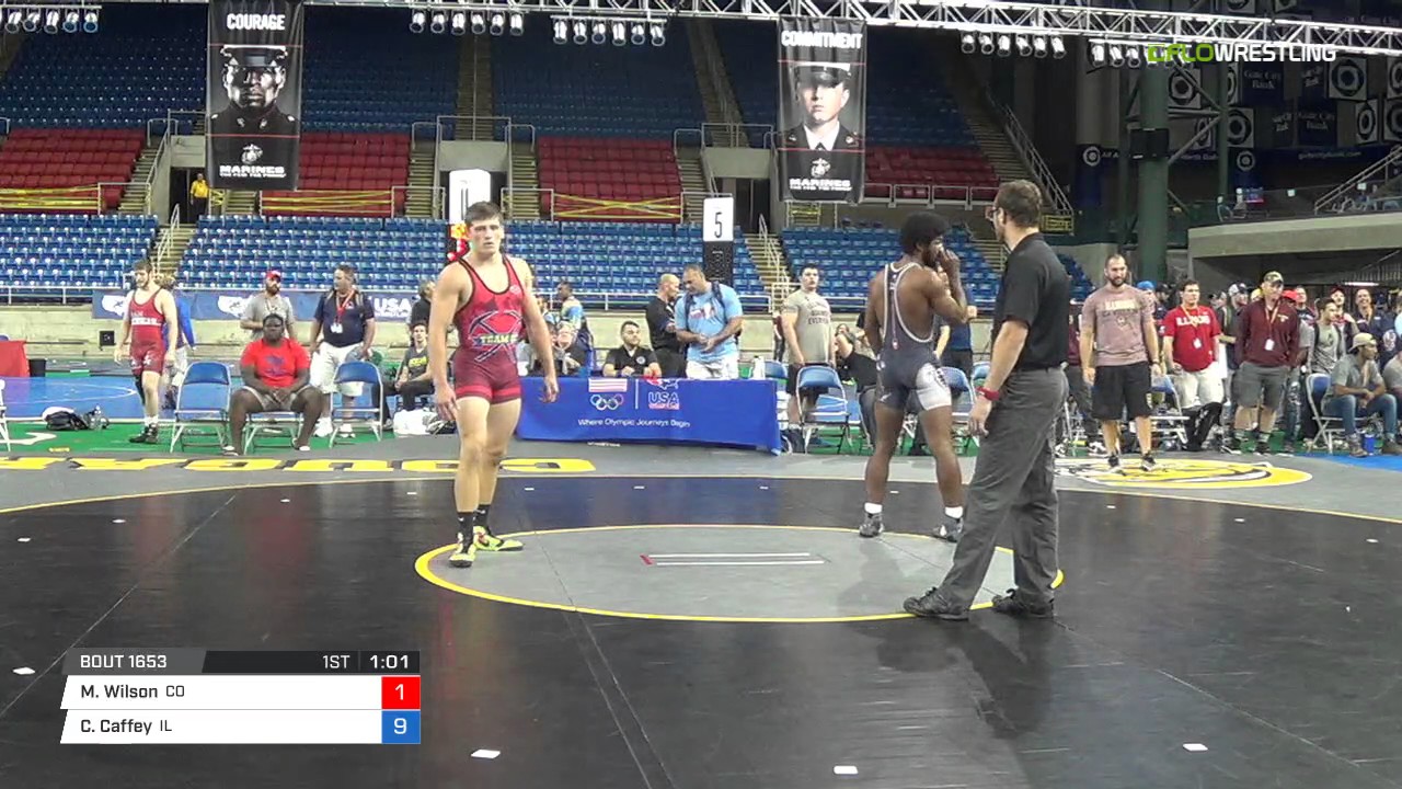Junior GR 182 Semi-Finals - Myles Wilson (CO) vs. Cameron Caffey (IL ...