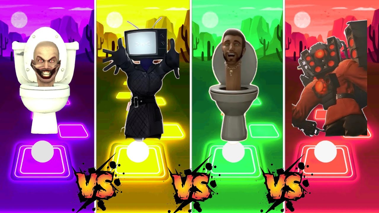 Skibidi Toilet vs Camera Man vs Black Skibidi Toilet vs Speaker Man ...