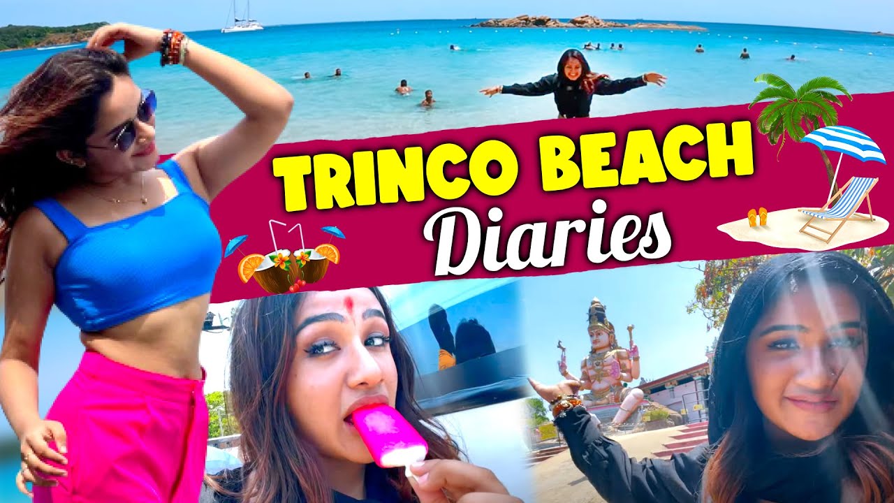 Trincomalee Beach Ride | Best Beach In Srilanka | Raveena Daha - YouTube