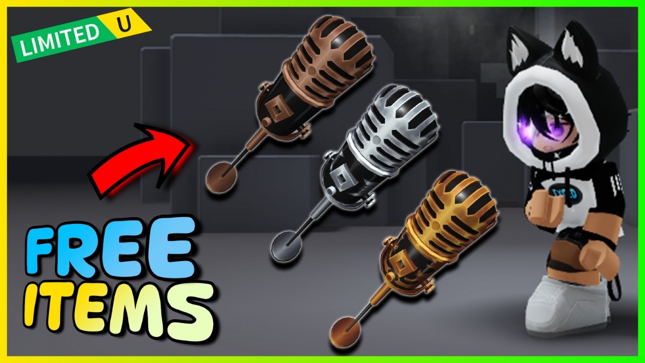 New FREE LIMITED UGC items "Spotlight Showdown Mic"🔥🤩😍😱, How to get ...