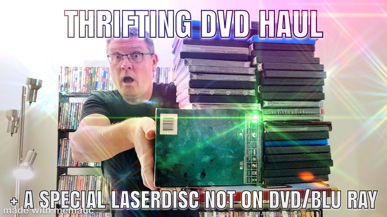 NEW THRIFT STORE DVD/BLU RAY FINDS PLUS A VERY SPECIAL LASERDISC - YouTube