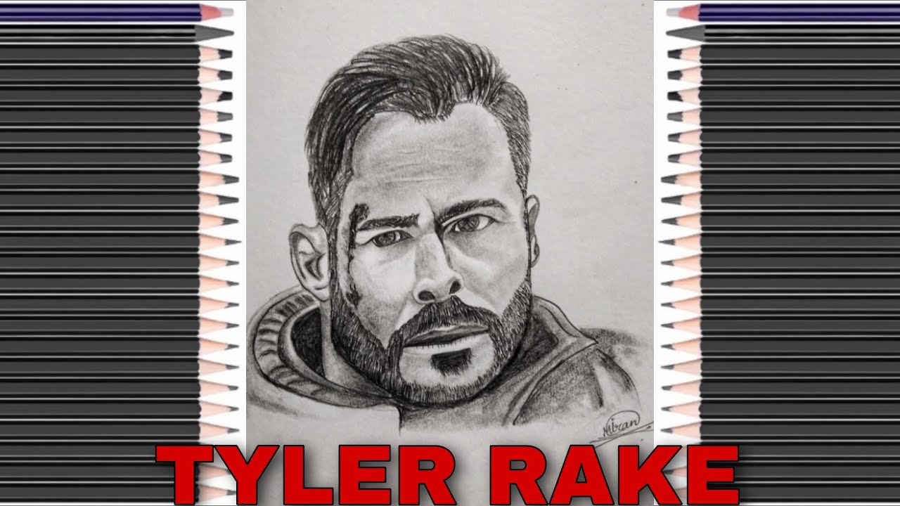 How to Draw Tyler Rake From Extraction | Sketch of Extraction 2 - YouTube