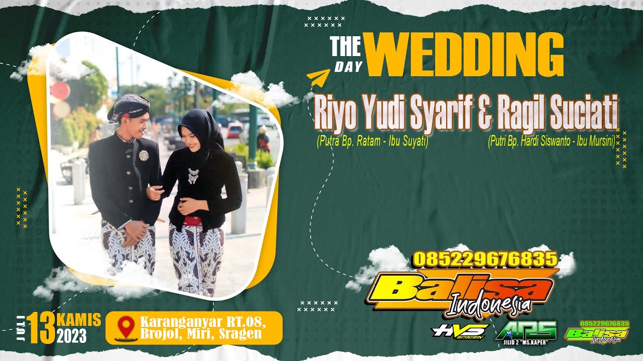 Live Campursari BALISA Music | Wedding Riyo & Ragil | ARS Jilid2 (Kaper Crew) | HVS Sragen - YouTube