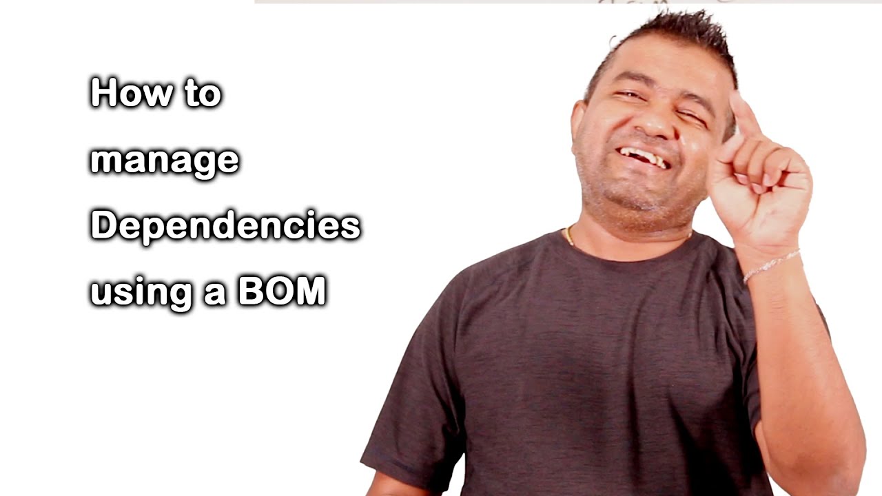How to Manage Dependencies with BOM - YouTube