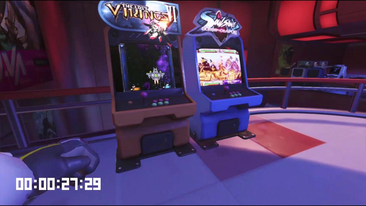 Overwatch Hanamura Speedrun - Breaking All the Arcade Cabinets in 00:41 ...