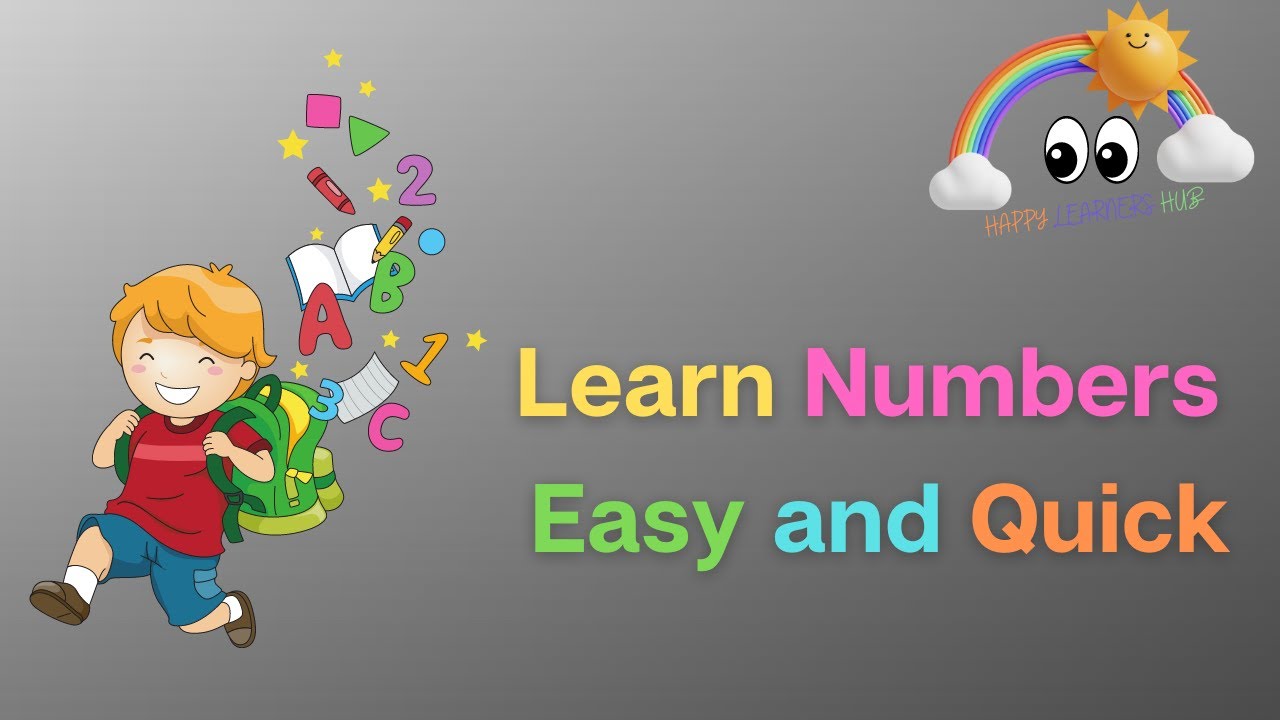 Learn Numbers up to 10 for Preschool | Counting for Kids | Happy ...