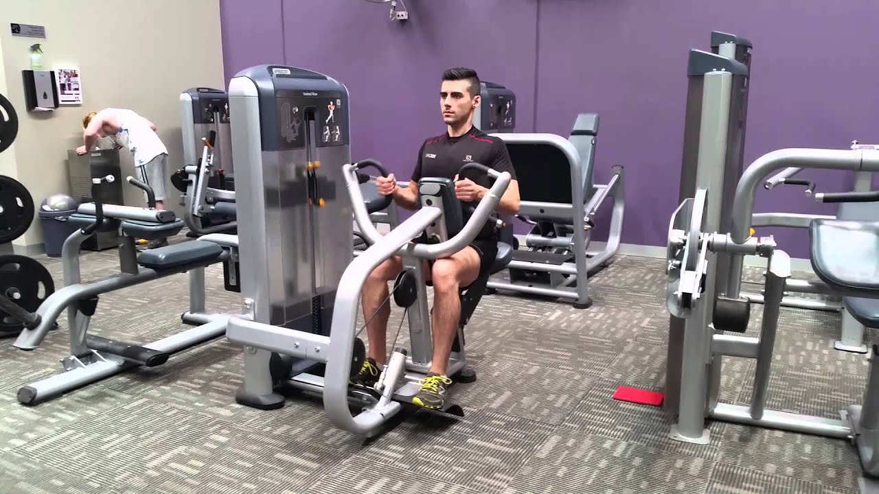 Machine Seated row - YouTube