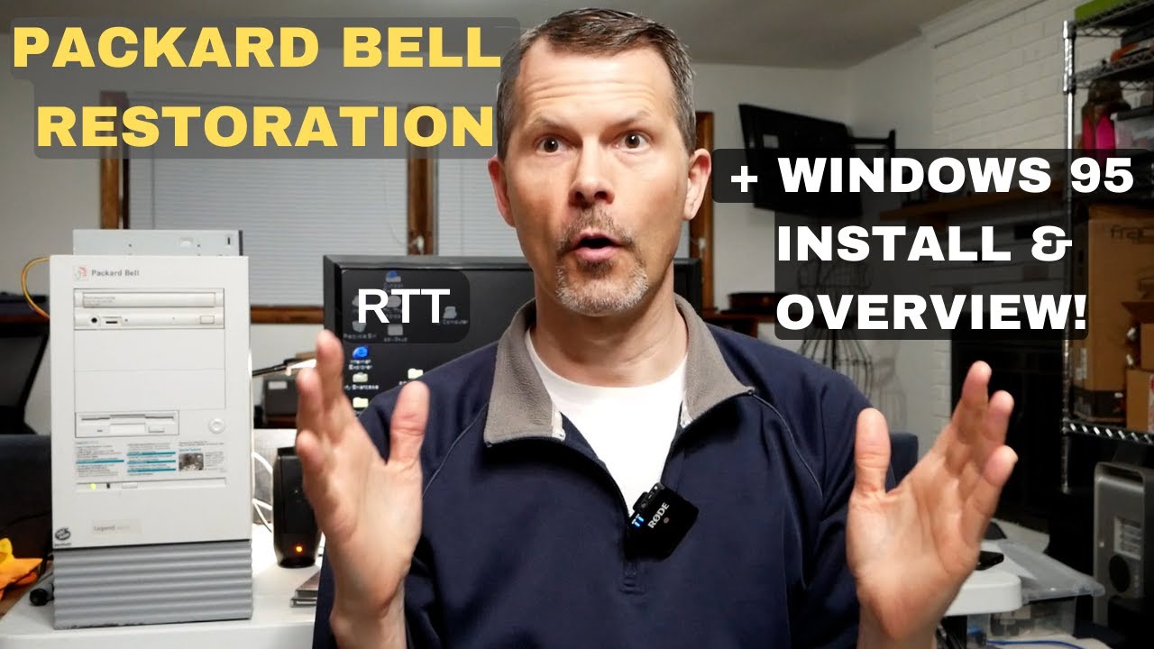 Packard Bell Restoration + Windows 95c Complete Install and Overview ...