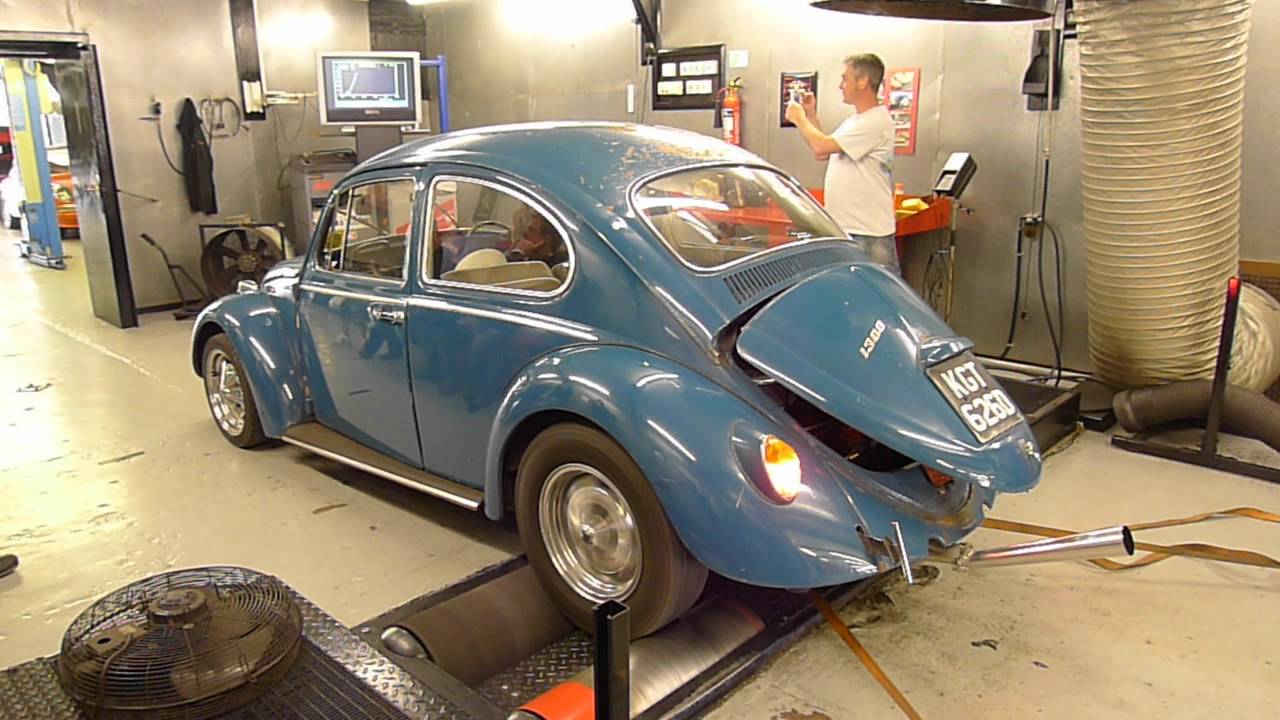 VW Type 1 Beetle 'Stinger' Dyno Run - Loud! - YouTube