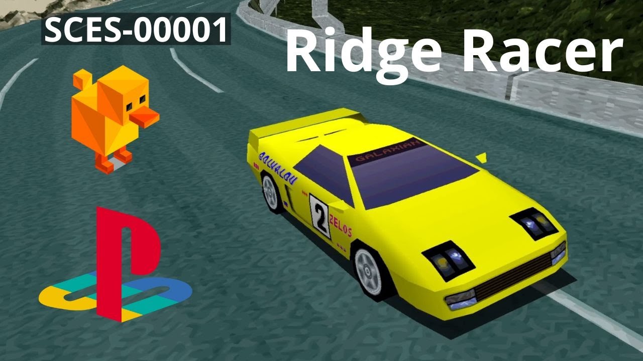 Ridge Racer PS1 Gameplay (Duckstation HD 1080P) SCES-00001 - YouTube